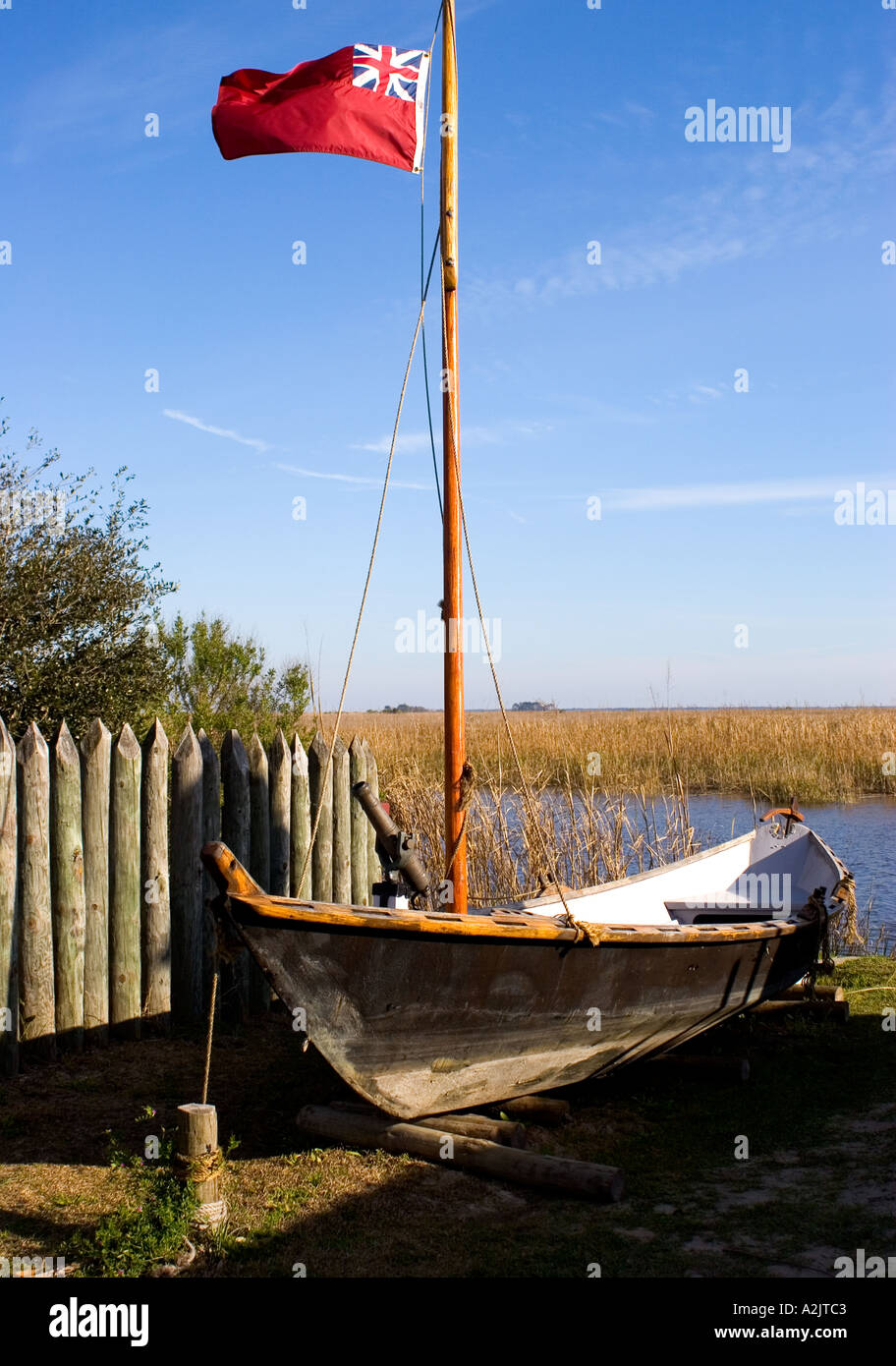 British flag over sail boat Stock Photo - Alamy