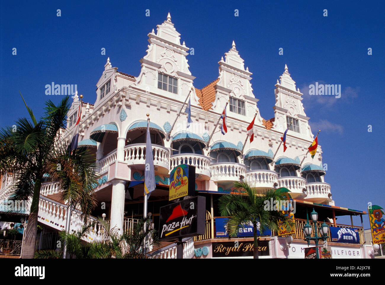 Aruba Downtown Oranjestand Shopping Royal Plaza Mall Stock Photo - Alamy