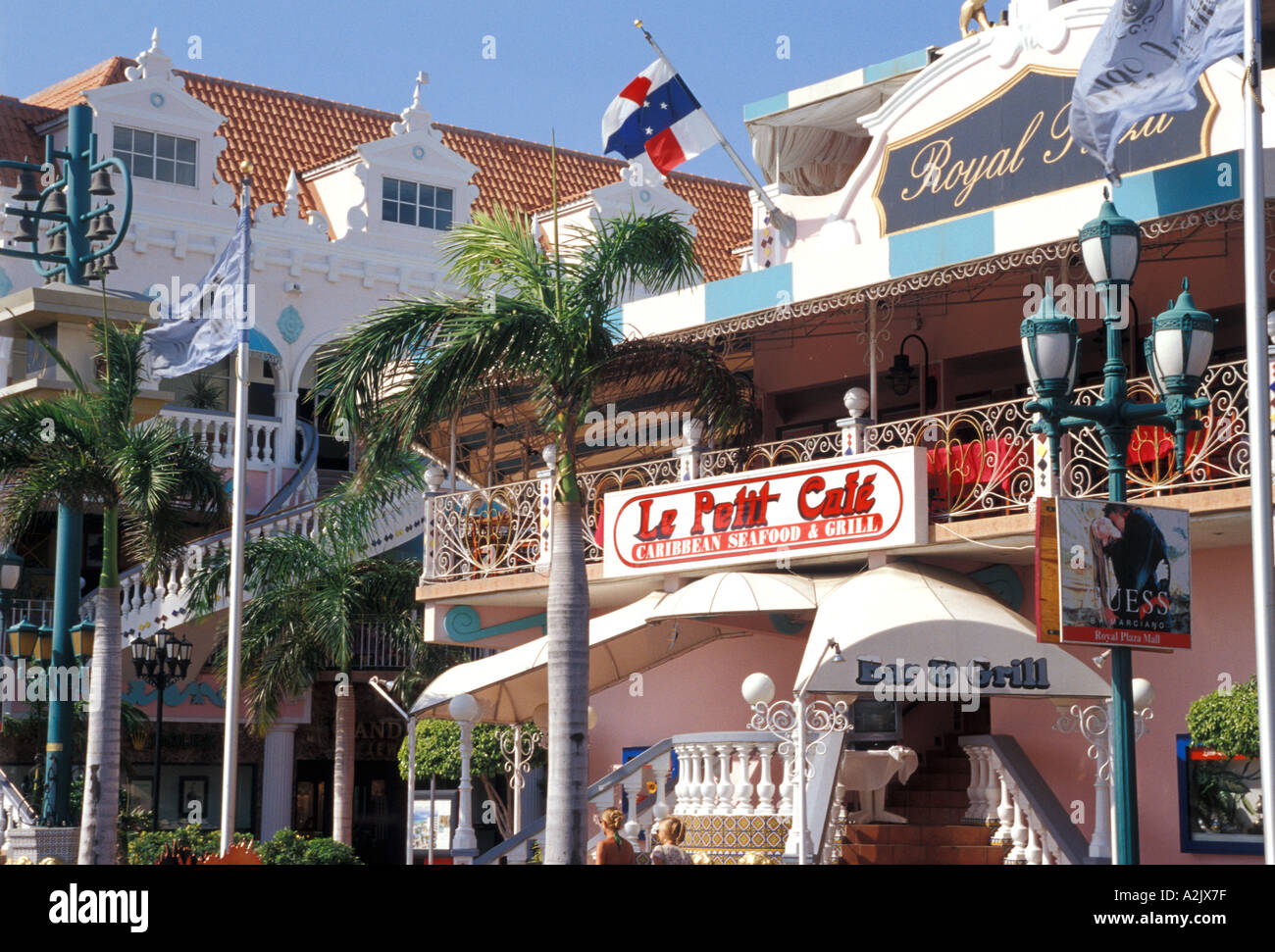 Aruba Oranjestad Royal Plaza Shopping Center Stock Photo - Alamy
