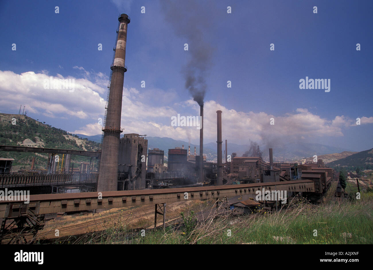 Europe, Turkey, Anatolia, Karabuk, steel mill Stock Photo - Alamy