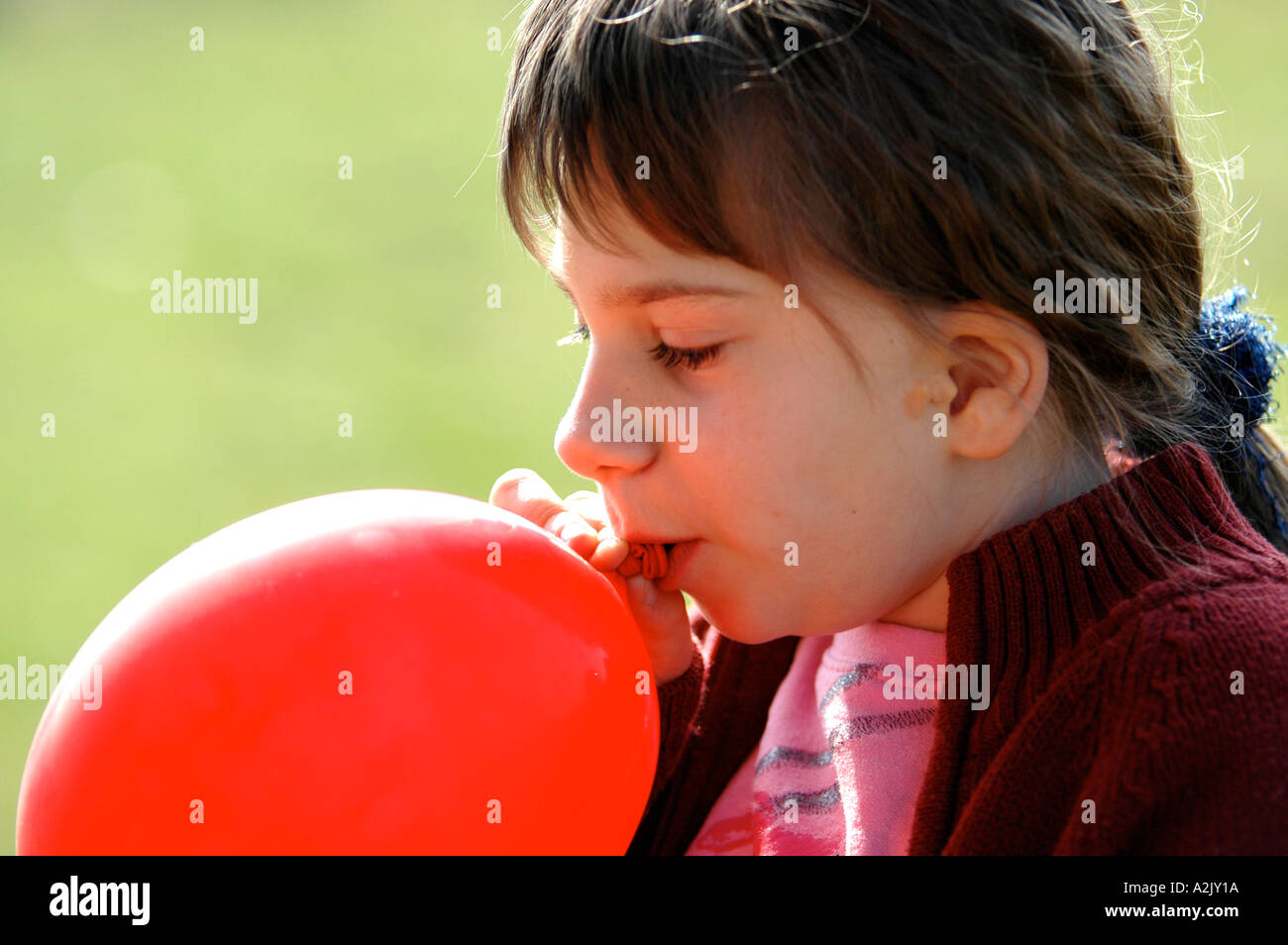 child with balloon Stock Photo - Alamy