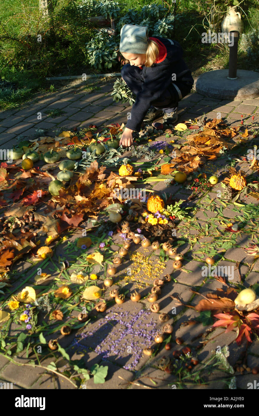 mandala nature material Stock Photo - Alamy