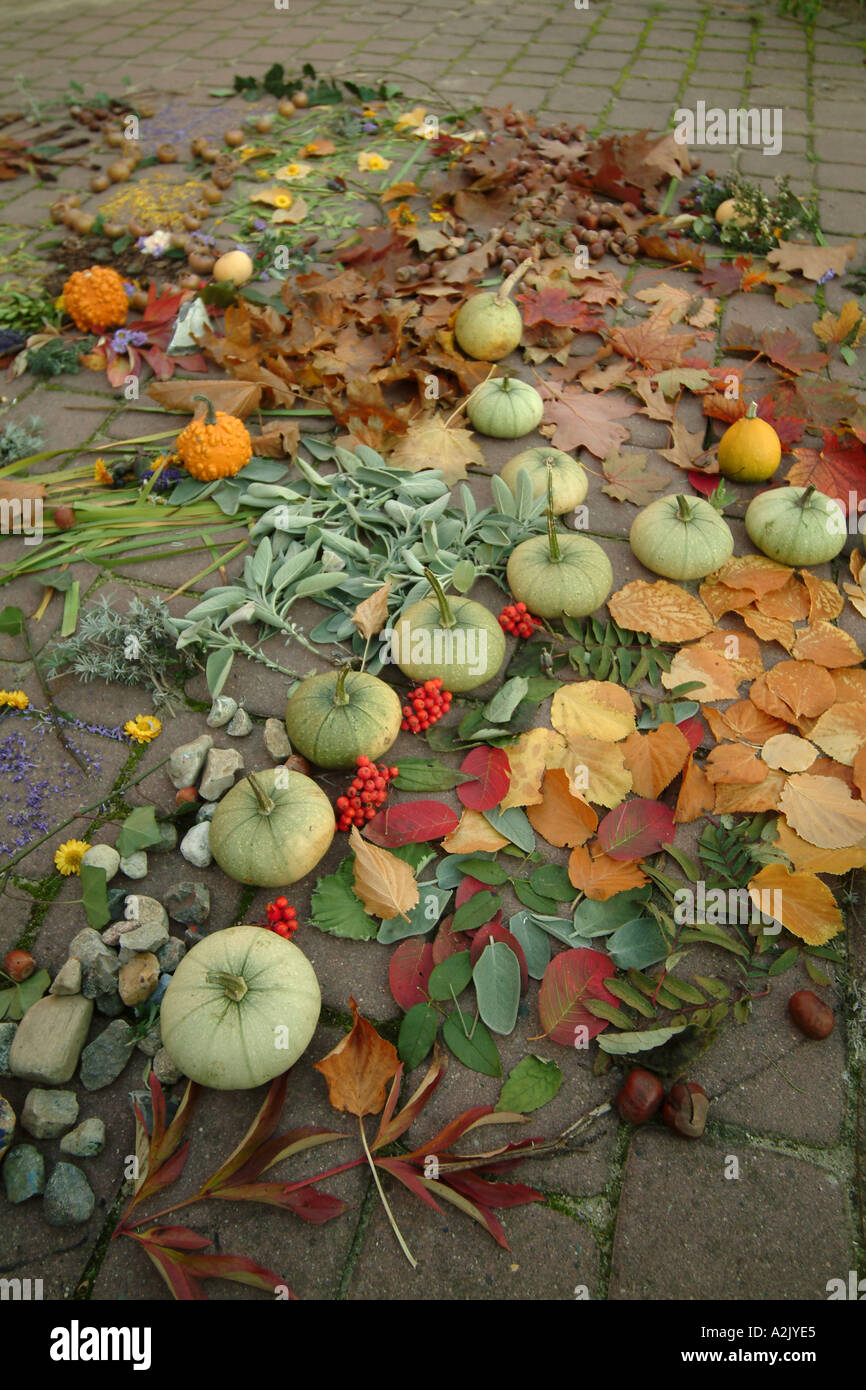 mandala nature material Stock Photo - Alamy