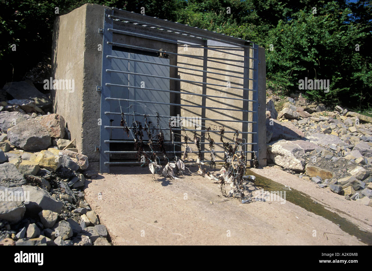 Sanitary debris trapped on screen combined sewer overflow Barry Wales ...