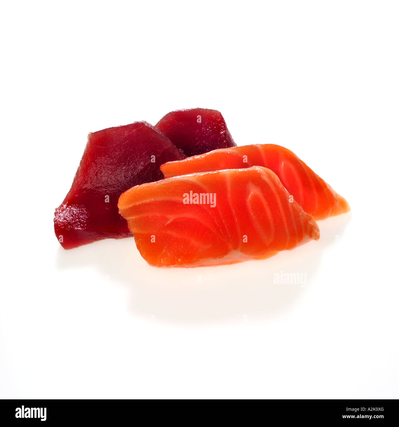 Eating raw salmon sashimi japanese Cut Out Stock Images & Pictures - Alamy