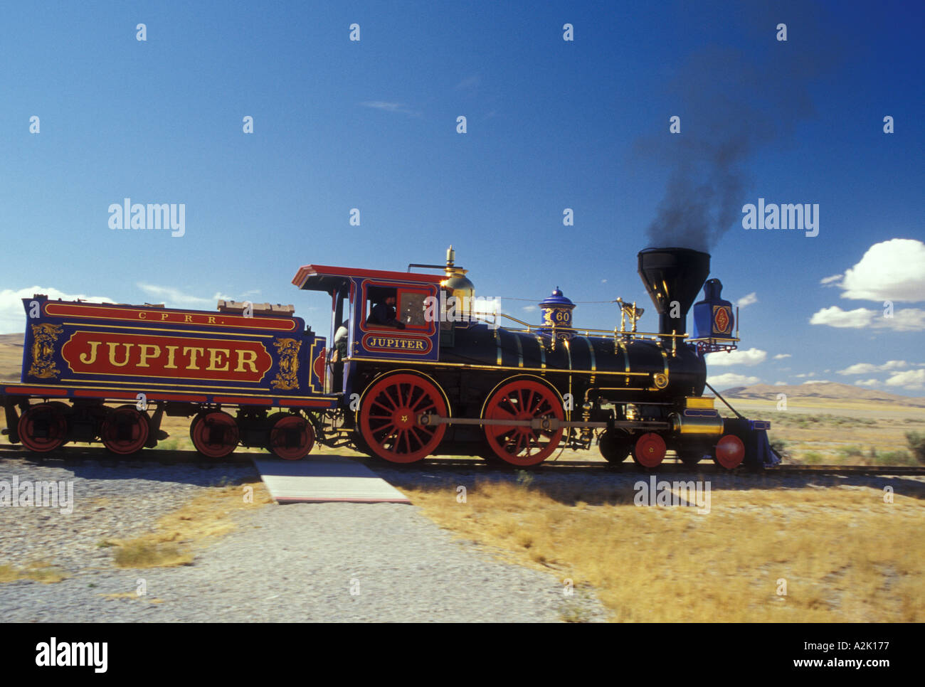Central pacific steam locomotive jupiter hi-res stock photography and ...