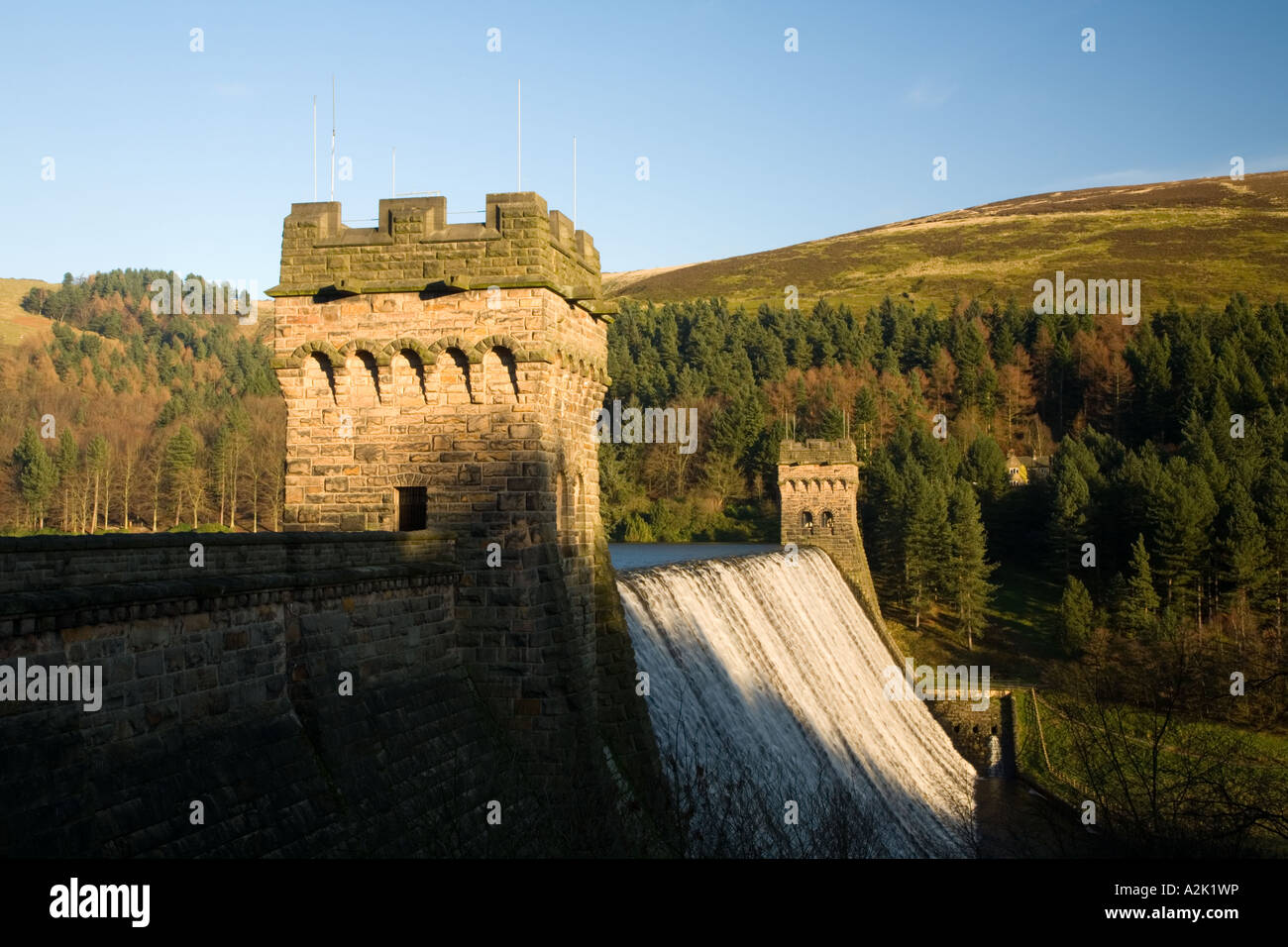 Derwent Reservoir Dam, Peak District National Park, England, UK, Europe ...
