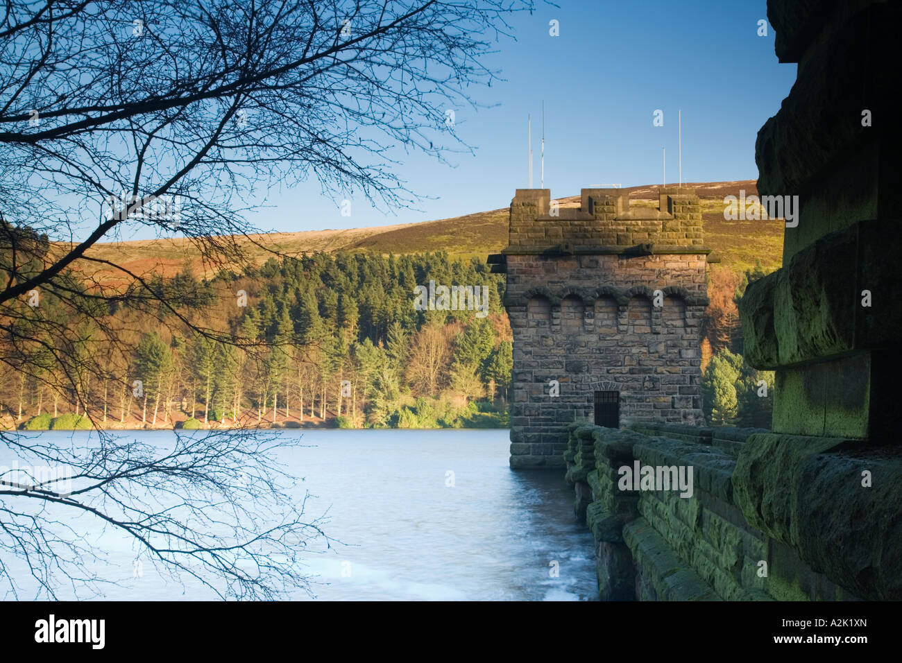 Derwent Reservoir Dam, Peak District National Park, England, UK, Europe ...