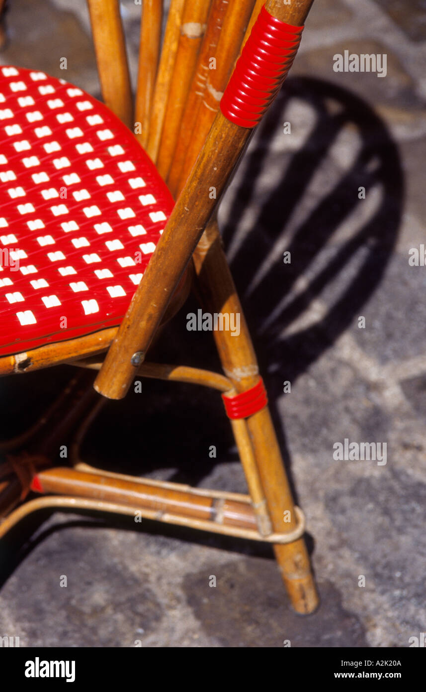 France Paris Montmartre Restaurant Chair Stock Photo - Alamy