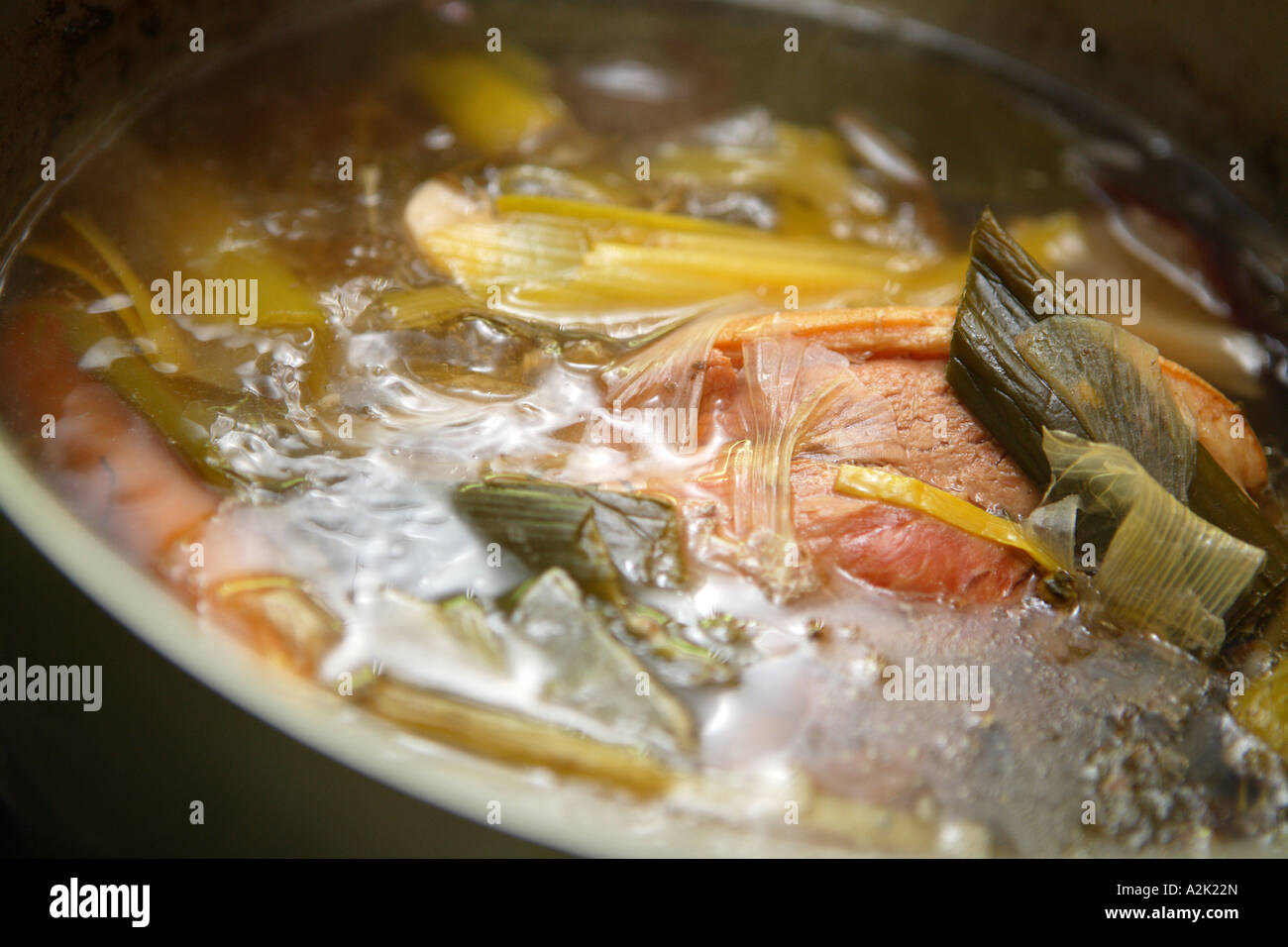 Stew soup preparation in the kitchen Stock Photo - Alamy