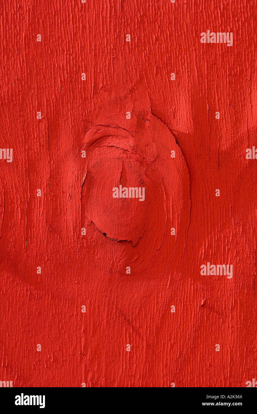 hoarding painted red Stock Photo - Alamy