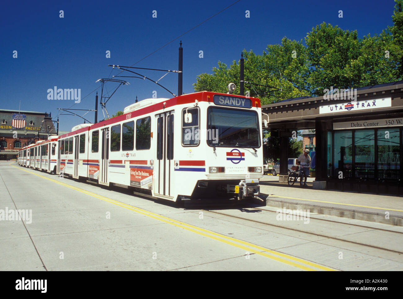 Salt lake city light rail hi-res stock photography and images - Alamy