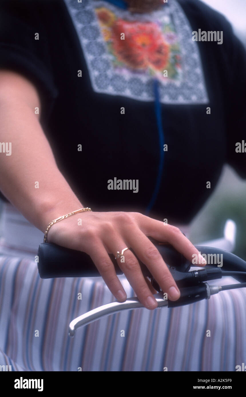 Holland Volendam Girls in Dutch Costume Stock Photo - Alamy