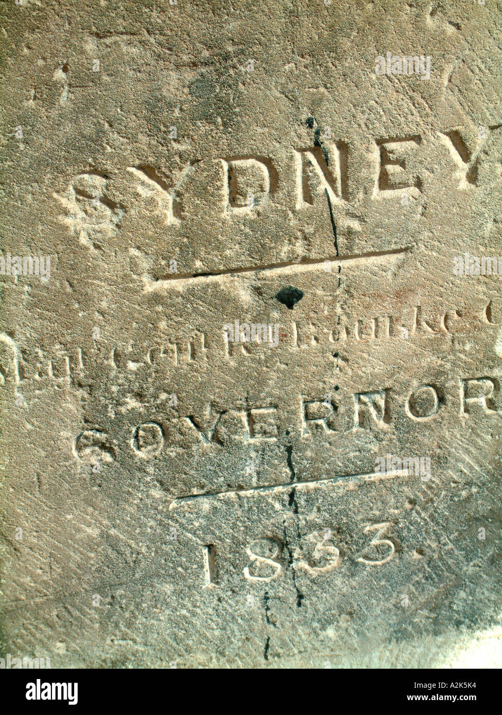 Sydney, Australia. Building Cornerstone Stock Photo - Alamy