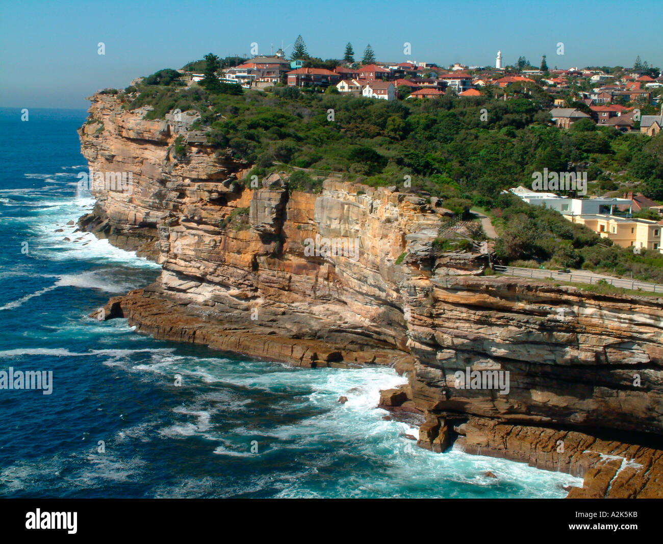 Sydney, Australia. Seaside bluff Homes Stock Photo - Alamy