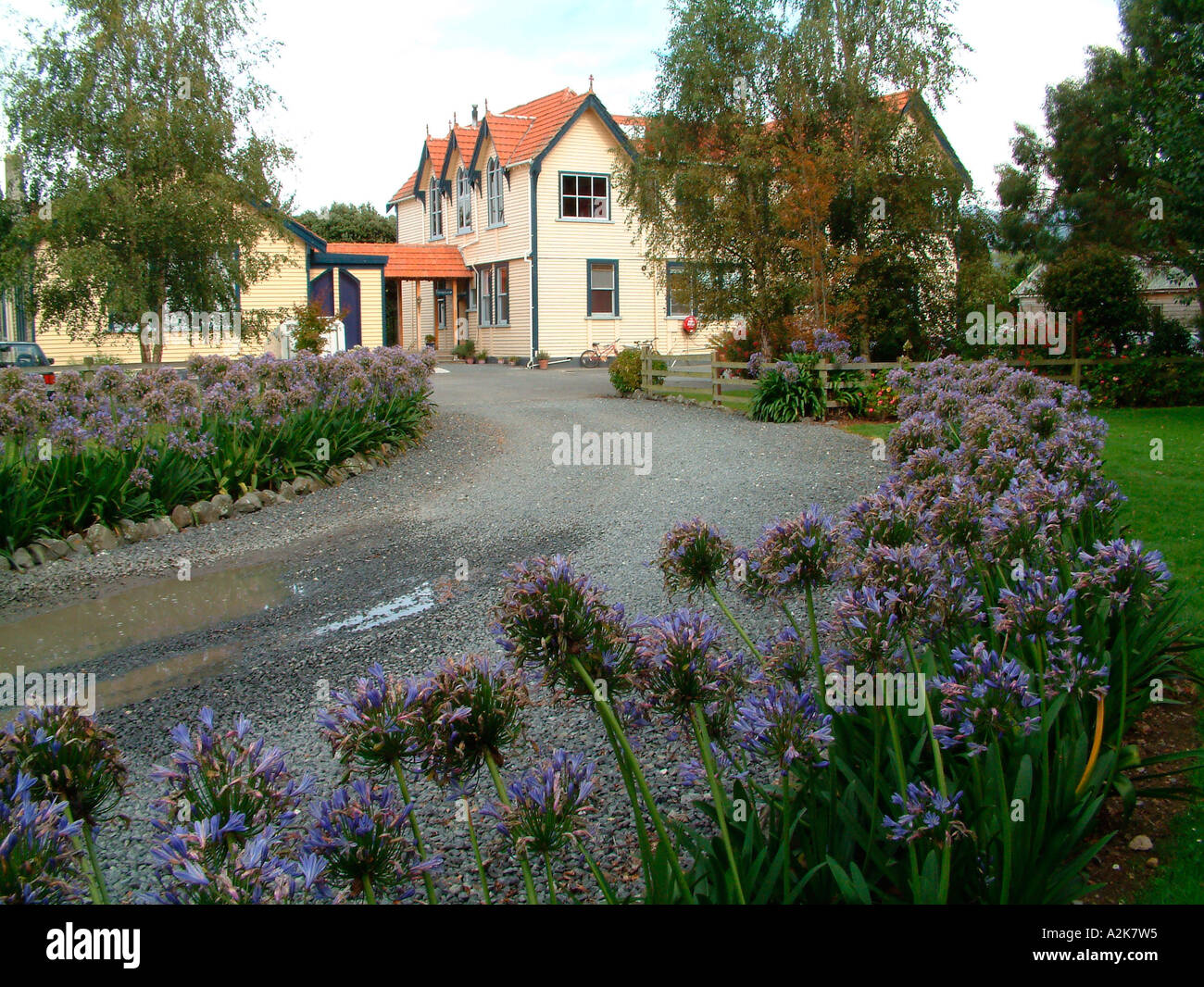 NZ, Kaikoura. Old Convent B&B Stock Photo - Alamy
