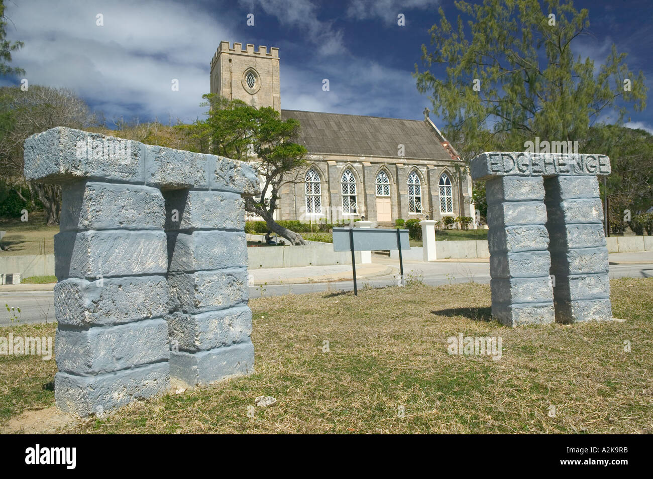 BARBADOS, North East Coast, Belleplaine, Edgehenge Sculpture, St ...
