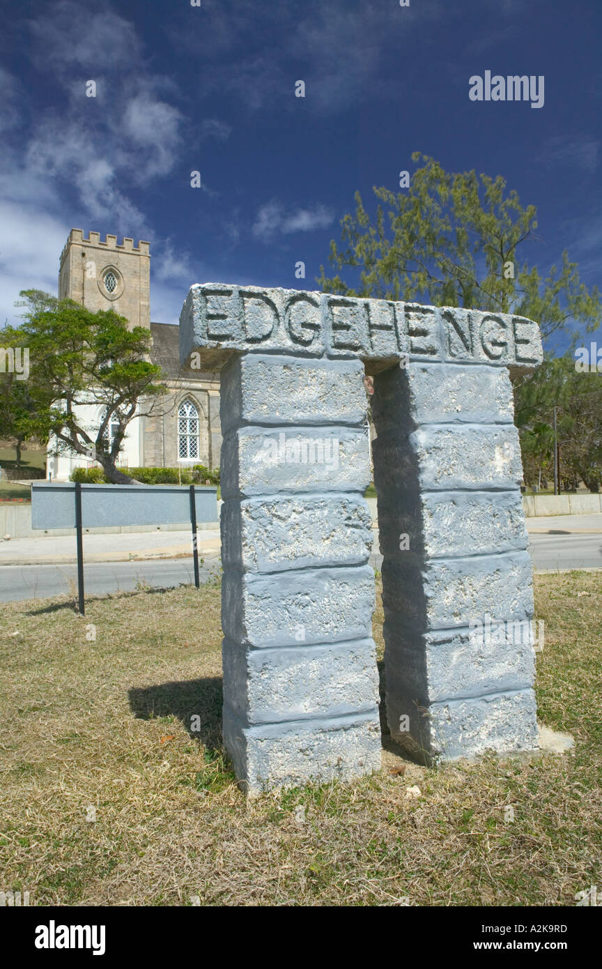BARBADOS, North East Coast, Belleplaine, Edgehenge Sculpture, St ...
