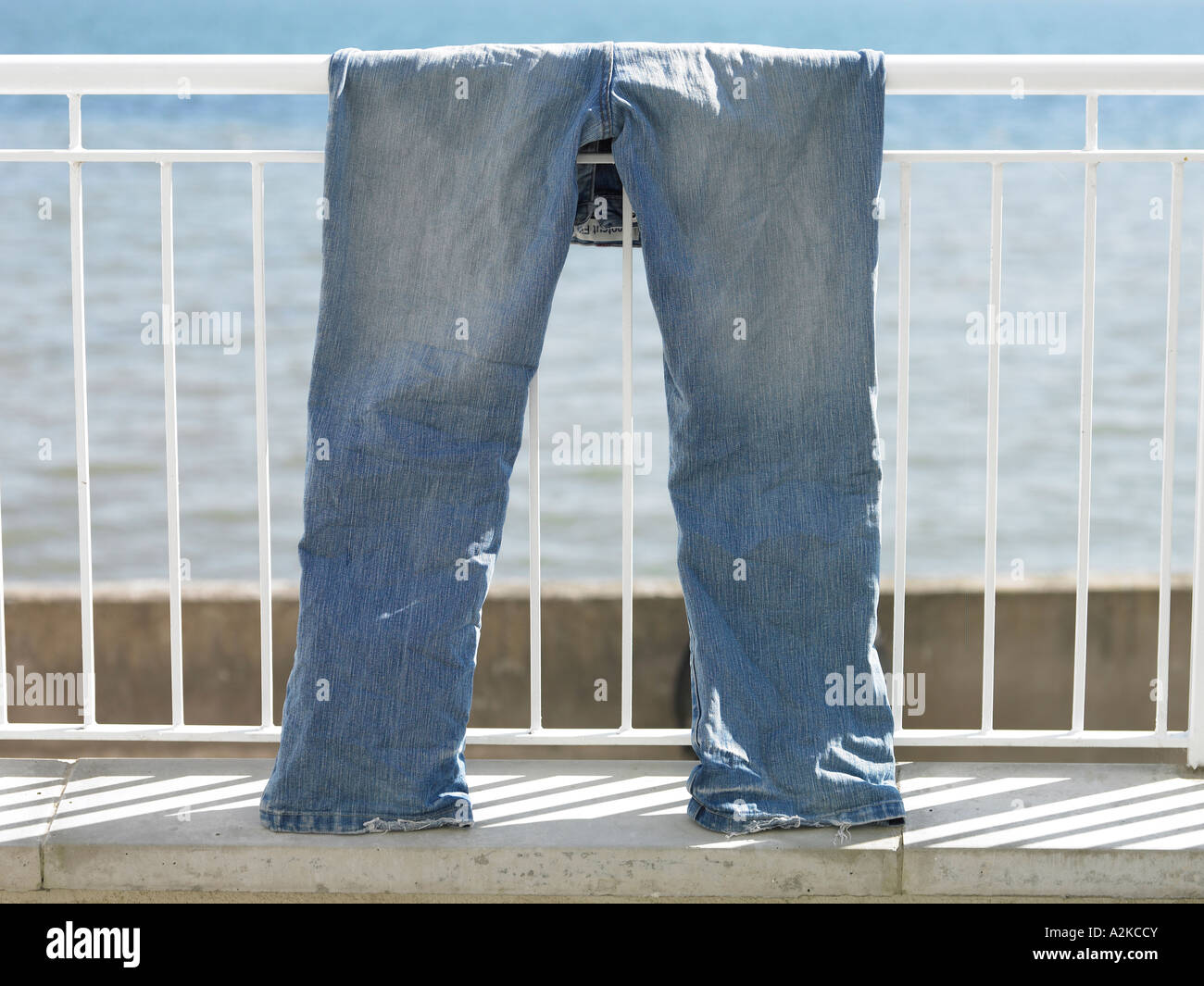 Hanging railing railings drying hi-res stock photography and images - Alamy