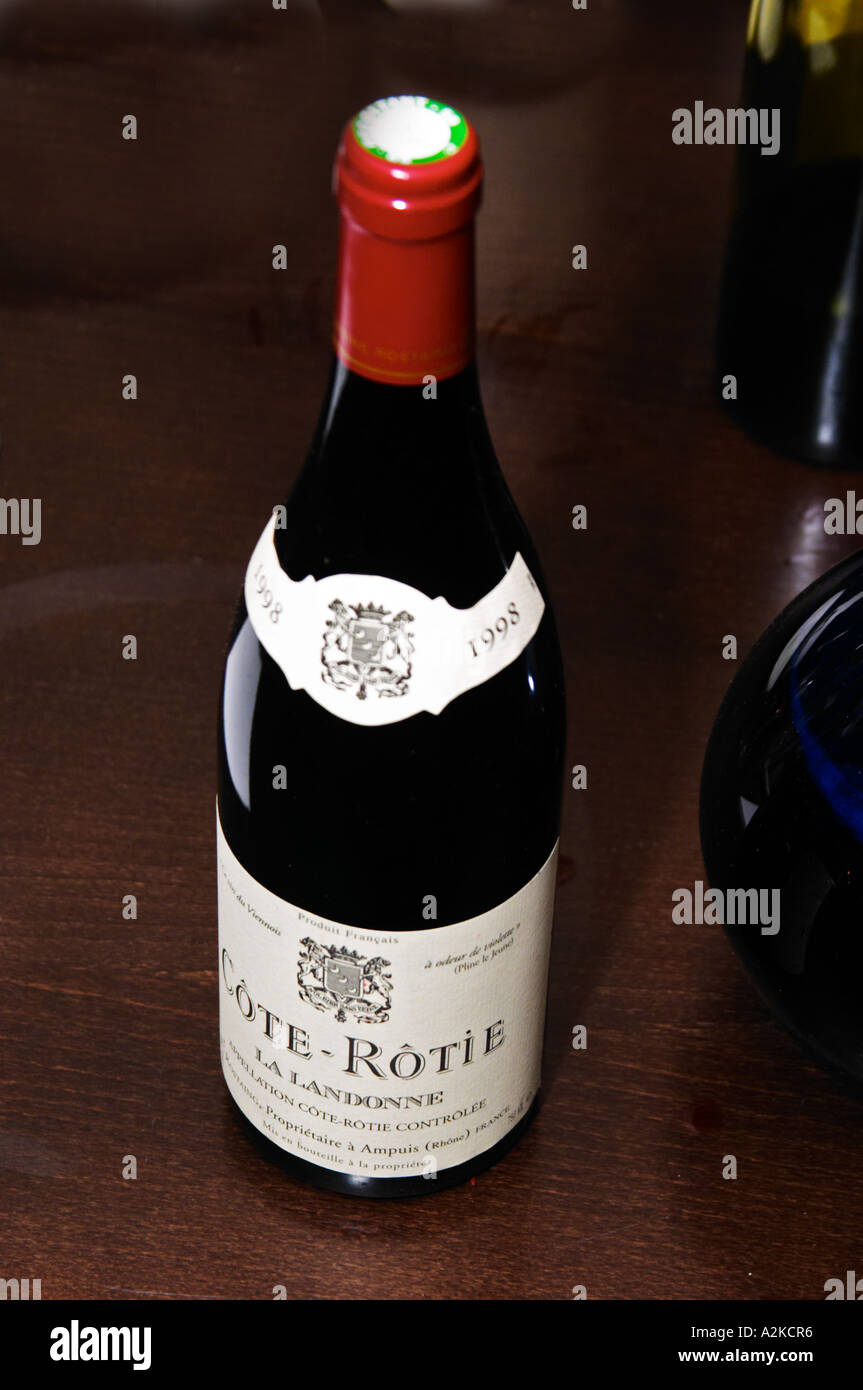 Cote du rhone bottle hi-res stock photography and images - Alamy
