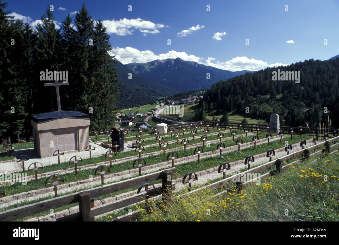 Austro Hungarian cemetery Stock Photo - Alamy