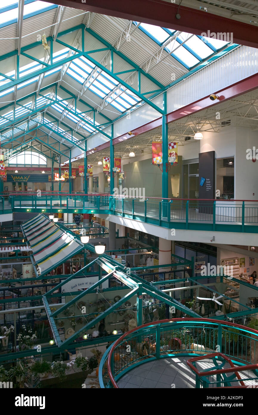 Canada, Alberta, Calgary: Eau Claire Market, Interior View Stock Photo ...