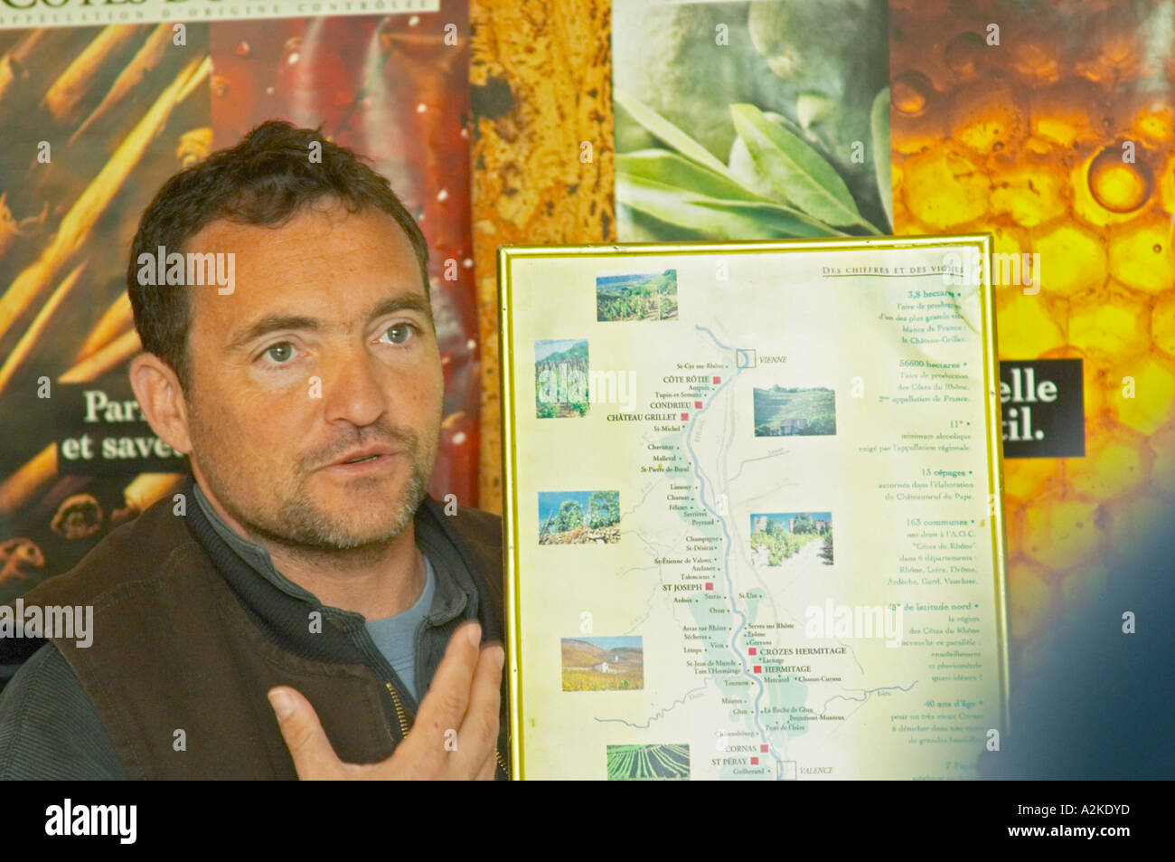 Yves Cuilleron, owner and winemaker. Domaine Yves Cuilleron, Chavanay ...