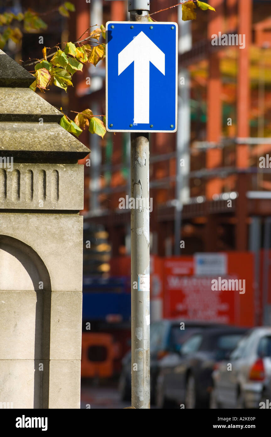 One way sing Stock Photo - Alamy
