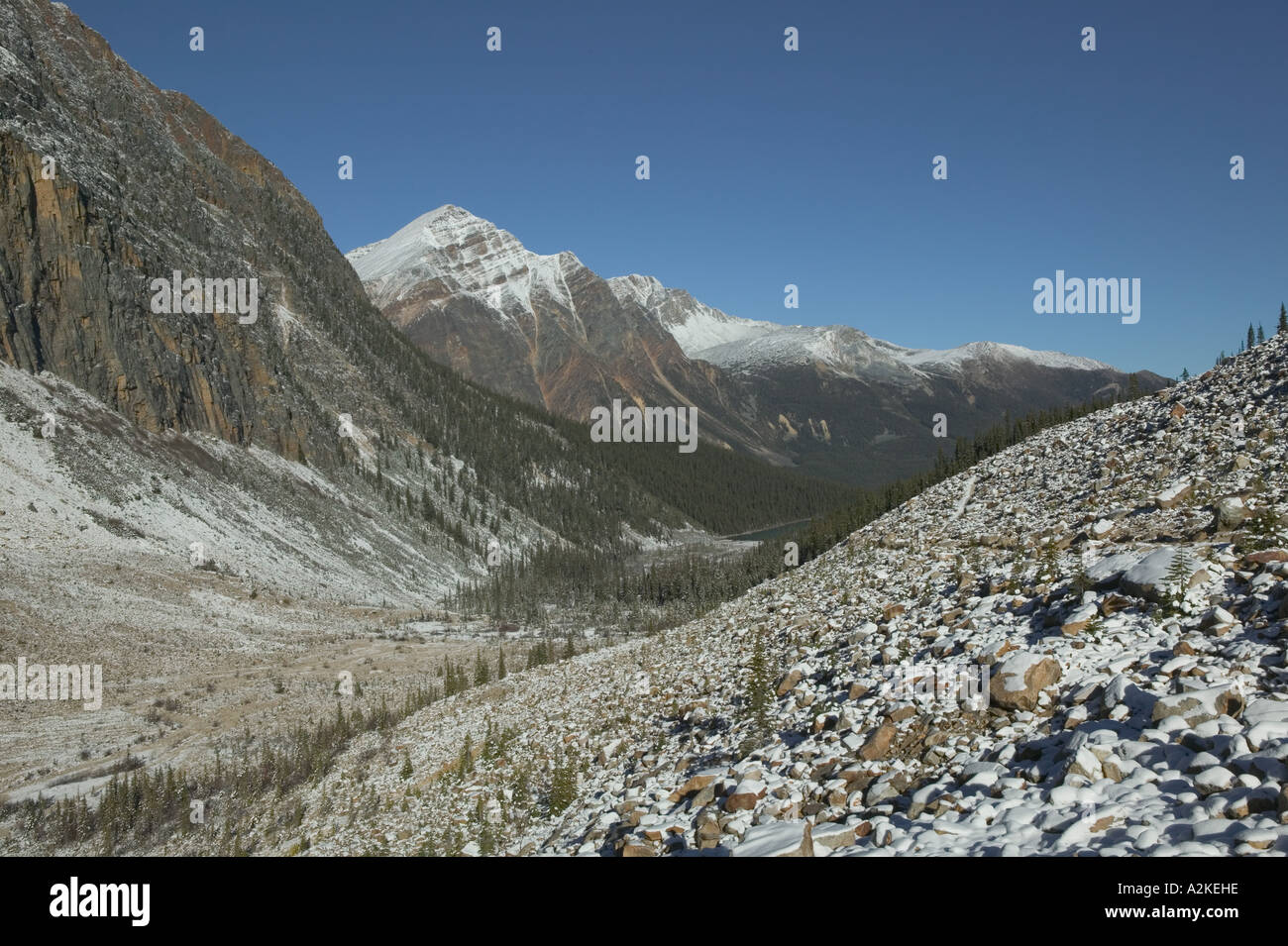 Canada, Alberta, Jasper National Park: JASPER, Mt. Edith Clavell (e ...