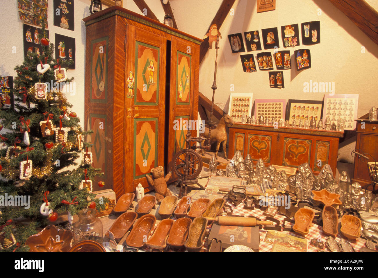 EU, France, Gertwiller, Gingerbread museum Stock Photo - Alamy