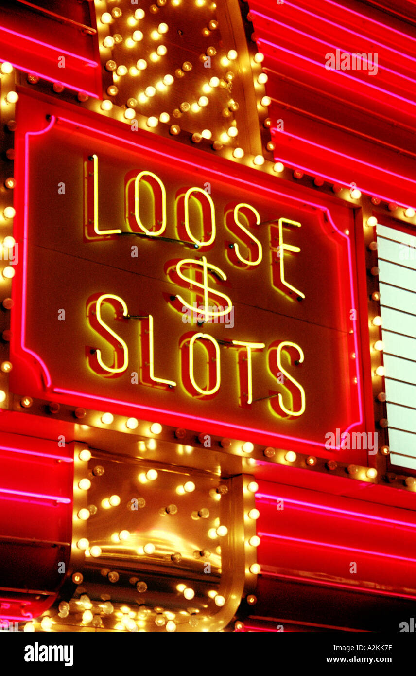 Las Vegas neon sign Stock Photo - Alamy