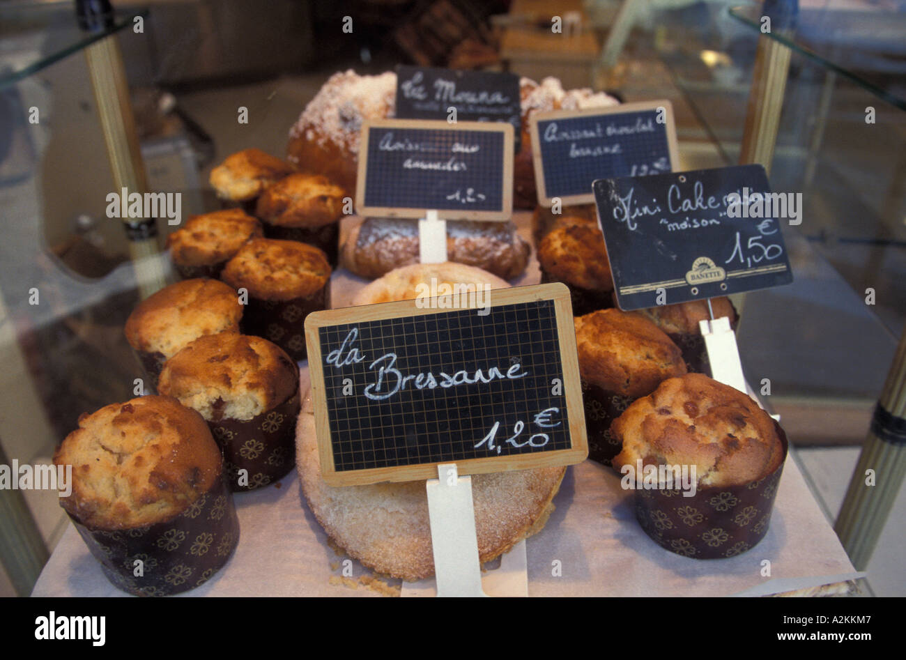 Europe, France, Sete, bakery window Stock Photo - Alamy