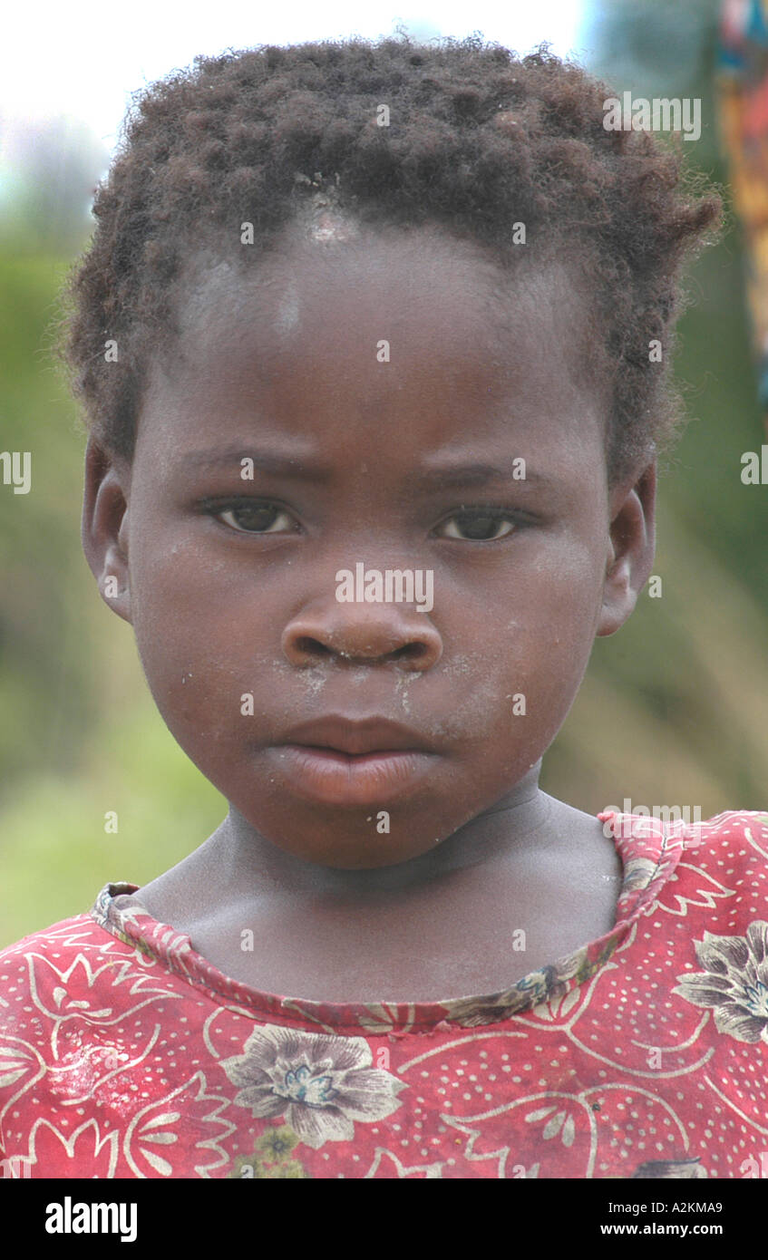 little black girl with sceptical look Stock Photo - Alamy