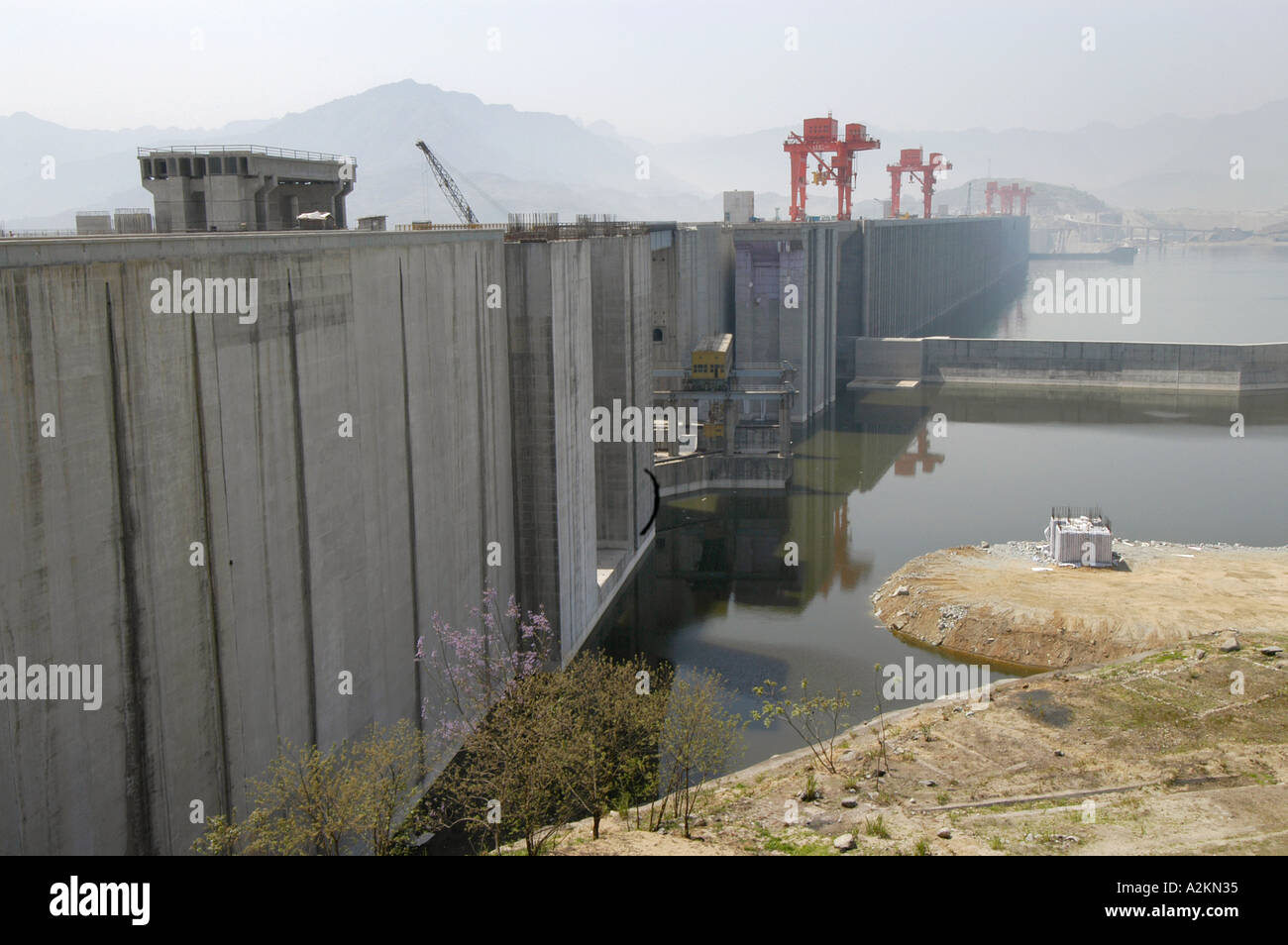 construction site of the Three Gorges Dam Stock Photo - Alamy