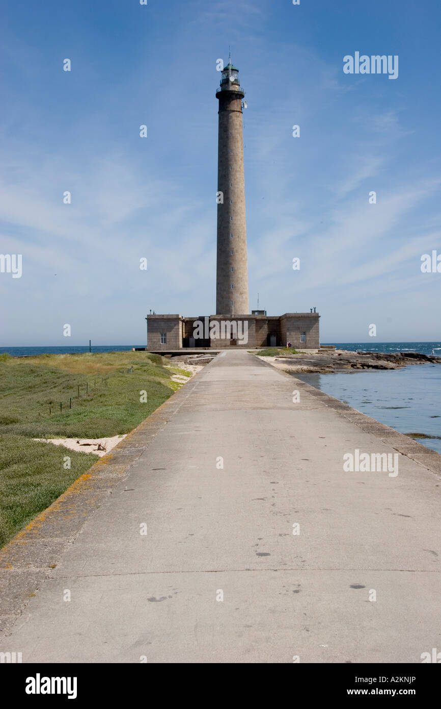 Lighthouse of Gatteville Normandy France Europe Stock Photo - Alamy