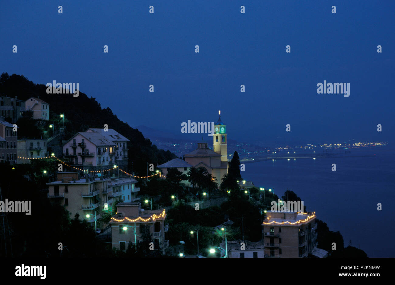 Cityscape Crevari Ligury Italy Stock Photo - Alamy