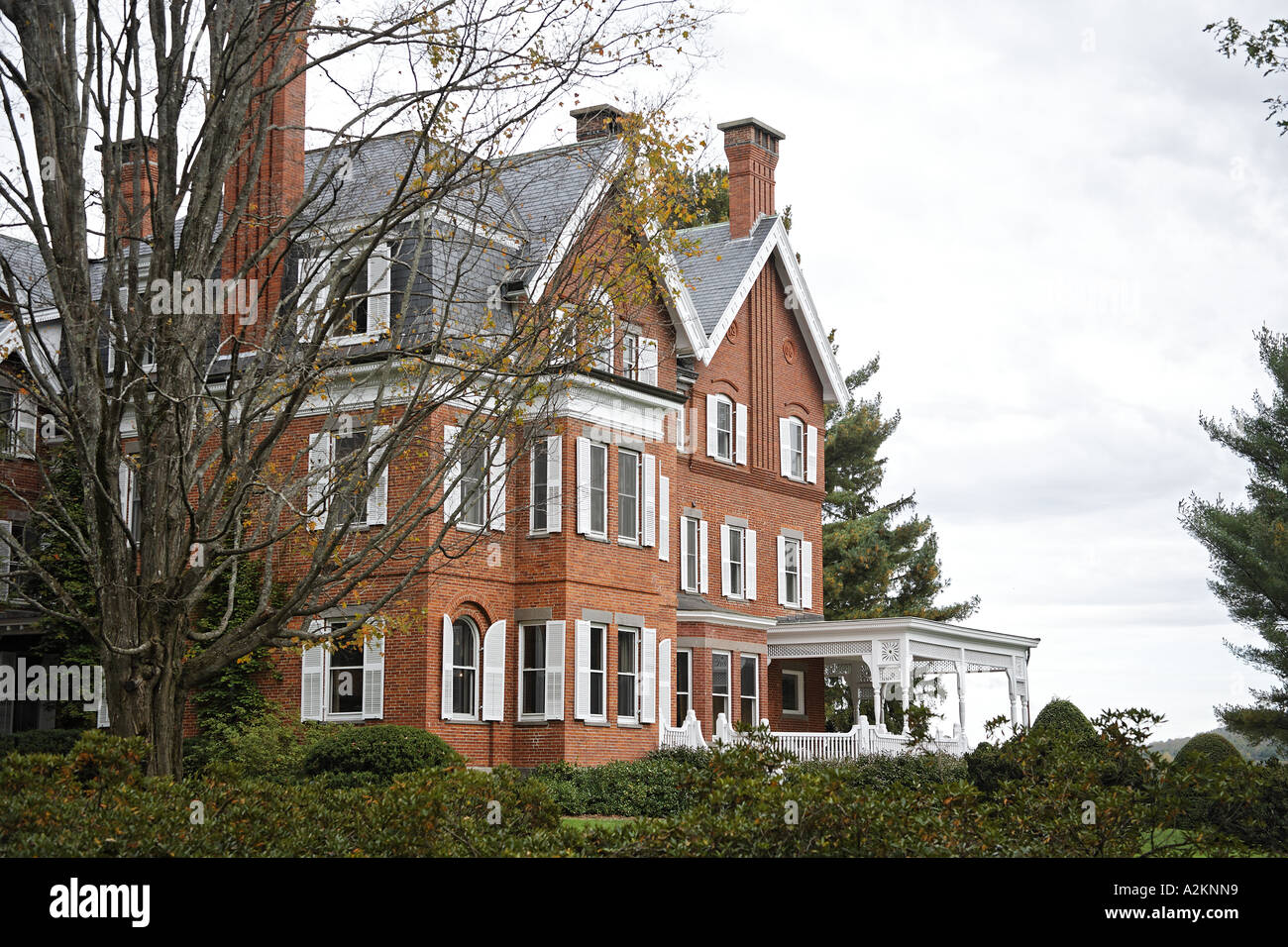 Mansion at Marsh Billings Rockefeller National Historic Park Woodstock ...