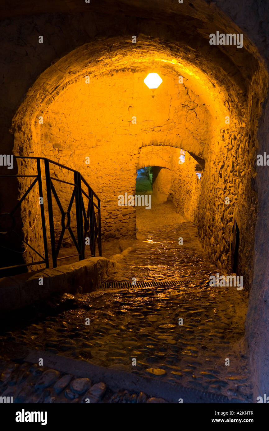 Typical lane Old town centre Dolceacqua Ligury Italy Stock Photo - Alamy