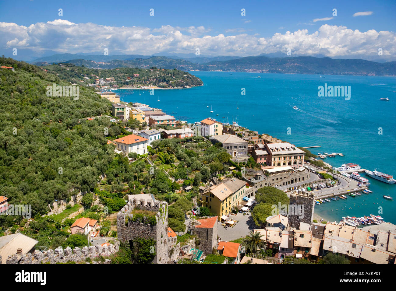 Cityscape Portovenere Ligury Italy Stock Photo - Alamy