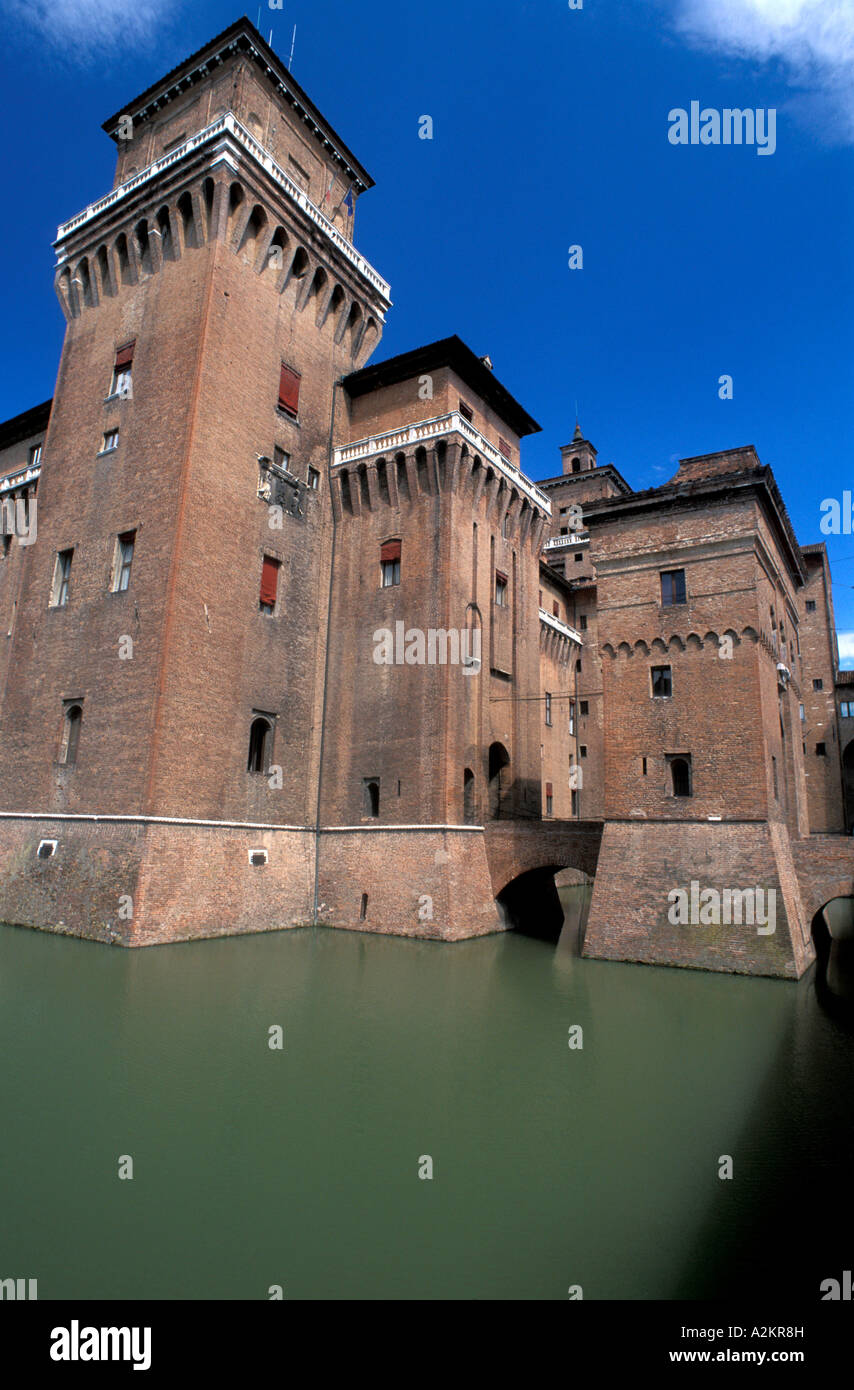 Este Castle Ferrara Emilia Romagna Italy Stock Photo - Alamy