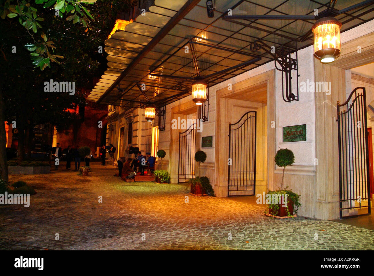 Marriott Hotel entrance Rome International Film Festival Rome Lazio ...