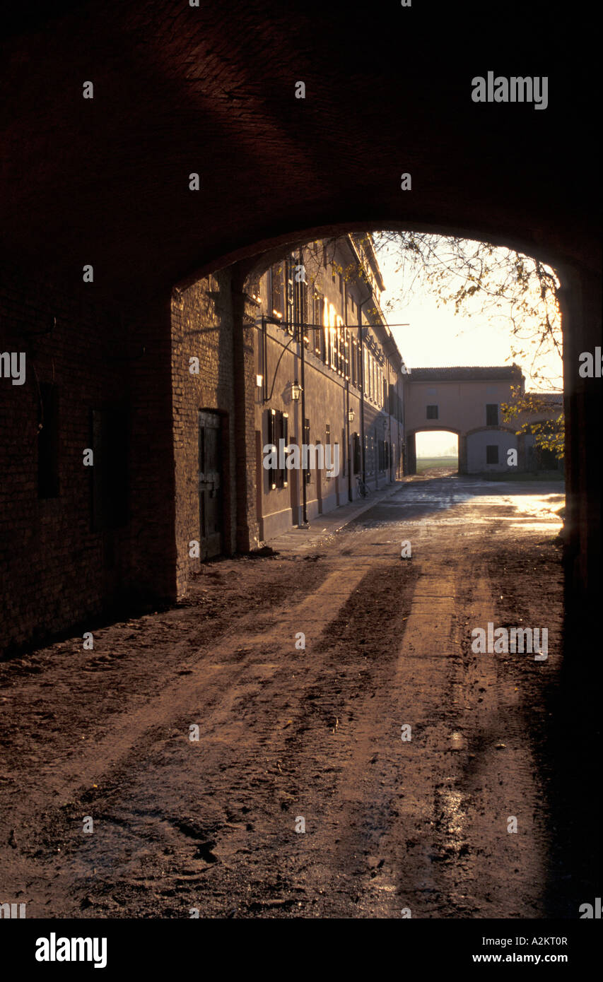 Le Piacentine farmhouse Roncole Verdi Emilia Romagna Italy Stock Photo ...