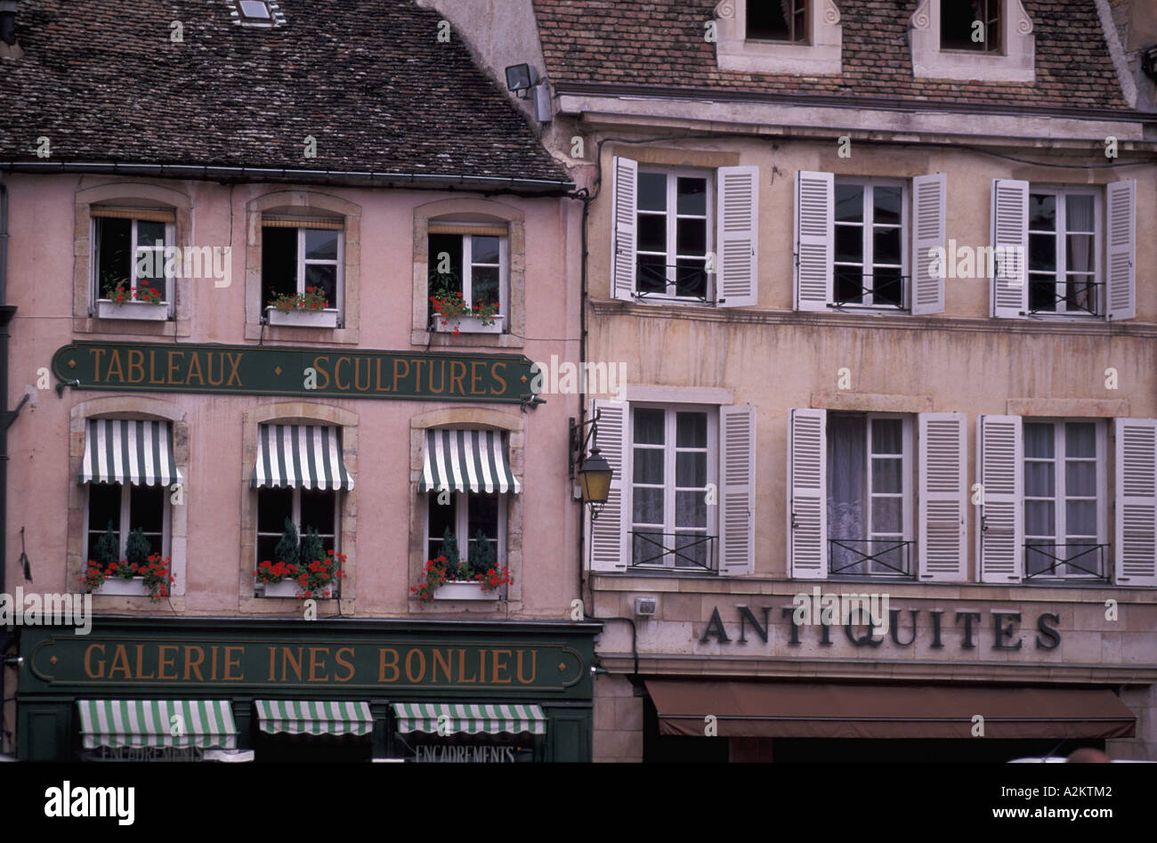EU, France, Burgundy, Beaune. Small town and village Stock Photo - Alamy
