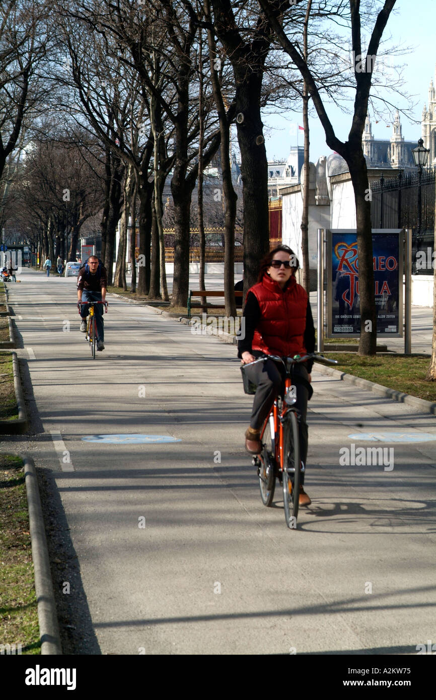 Riding bike vienna hi-res stock photography and images - Alamy