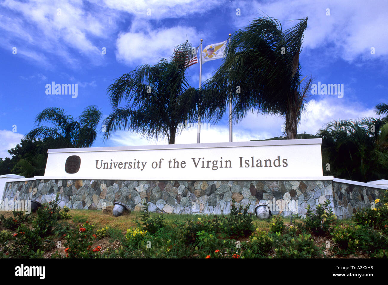St Thomas in capital of Charlotte Amalie at the campus of the ...