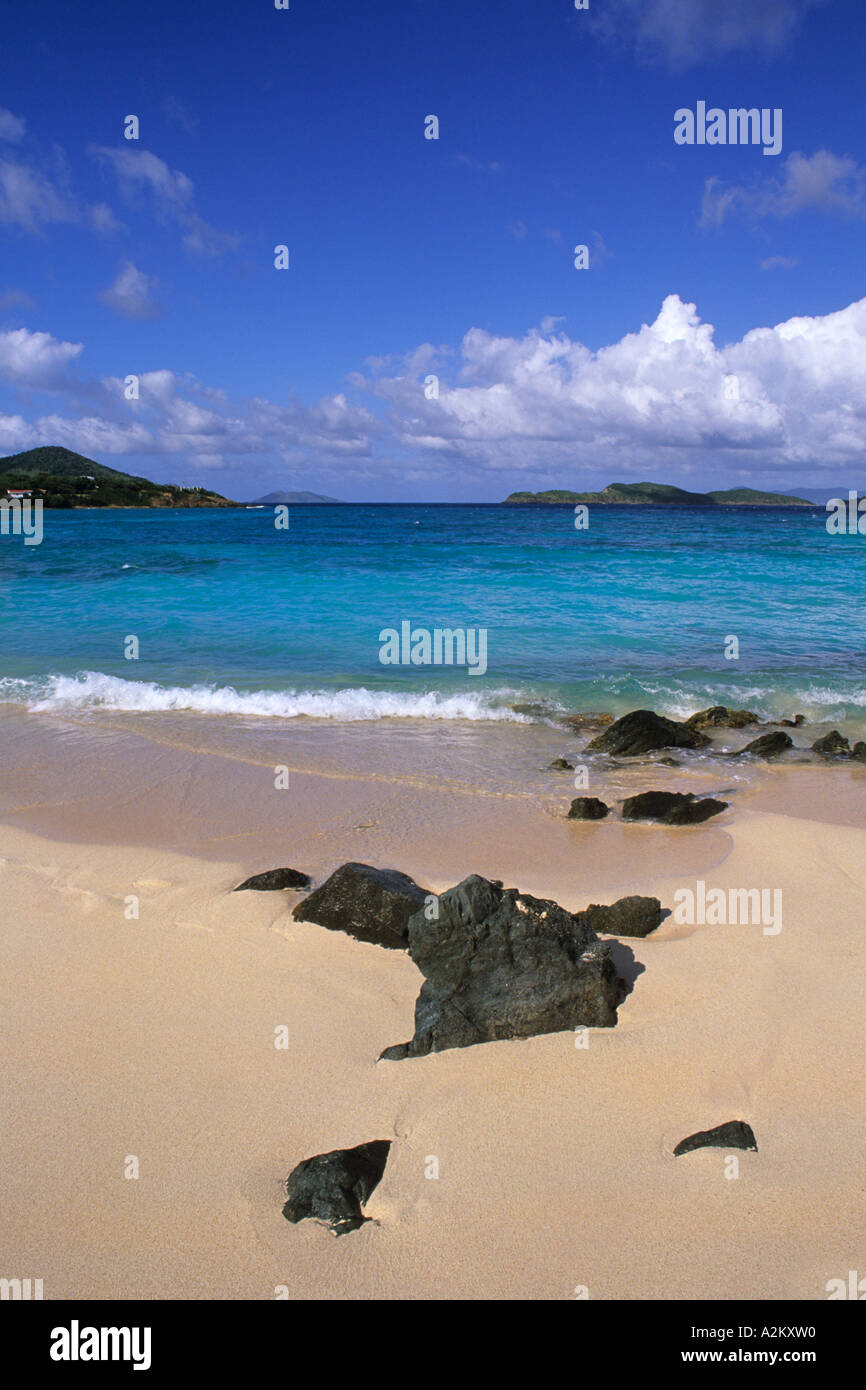 St Thomas beautiful beaches and blue water at famous Sapphire Beach ...