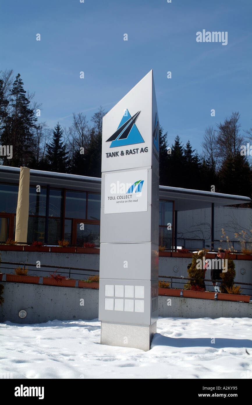 German autobahn destination distance sign hi-res stock photography and ...