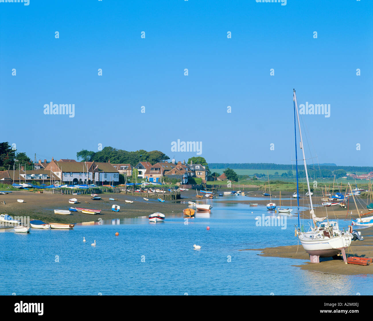 GB NORFOLK BURNHAM OVERY STAITHE Stock Photo - Alamy