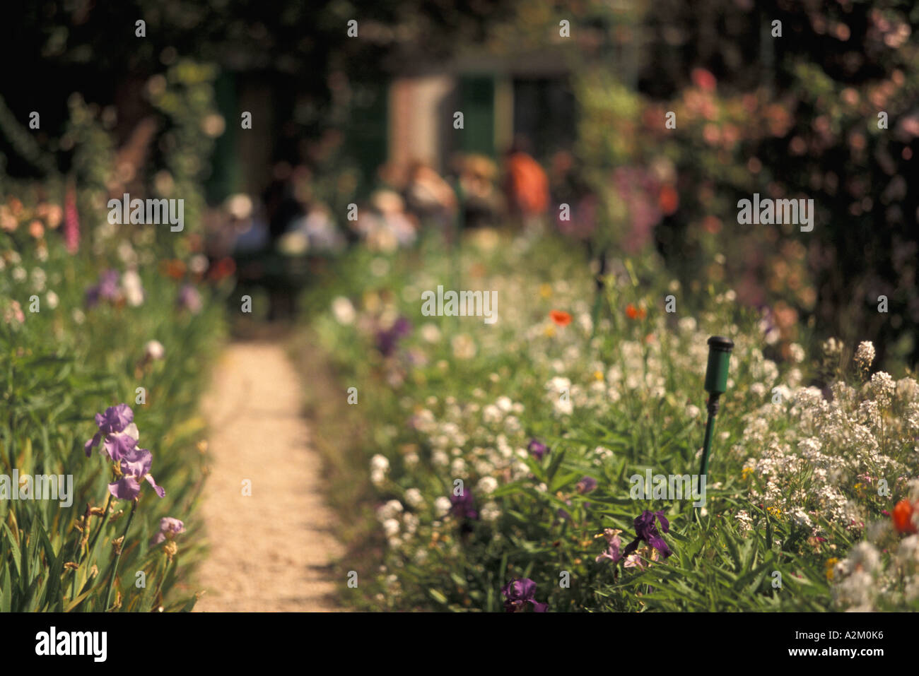 Claude monet claude monets flowering gardens hi-res stock photography ...