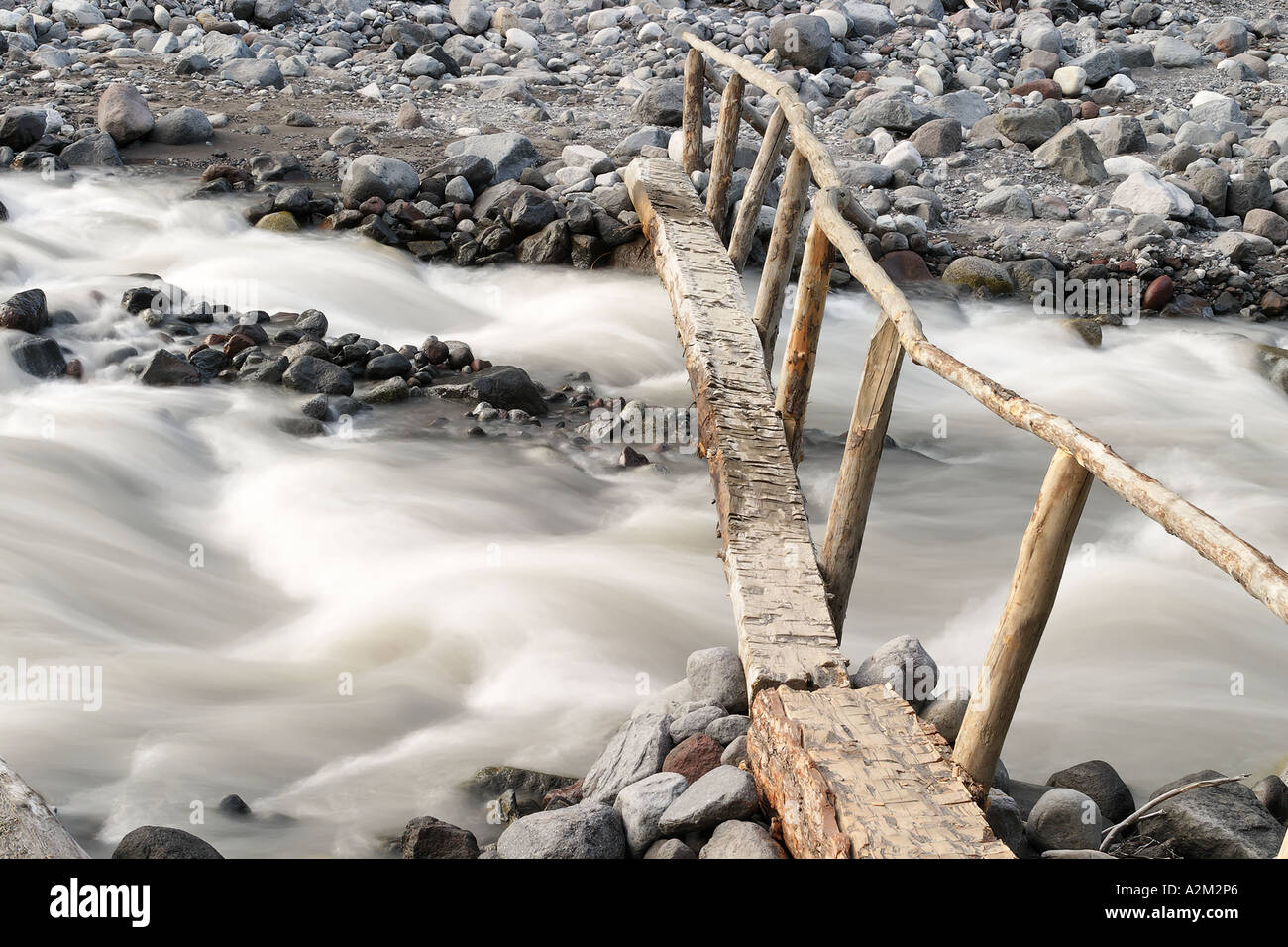 Log bridge hi-res stock photography and images - Alamy